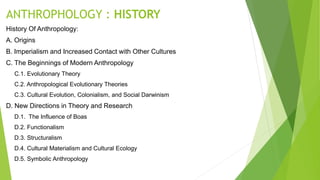 Social Science Disciplines; Inquiry, Methods of Research and History | PPTX