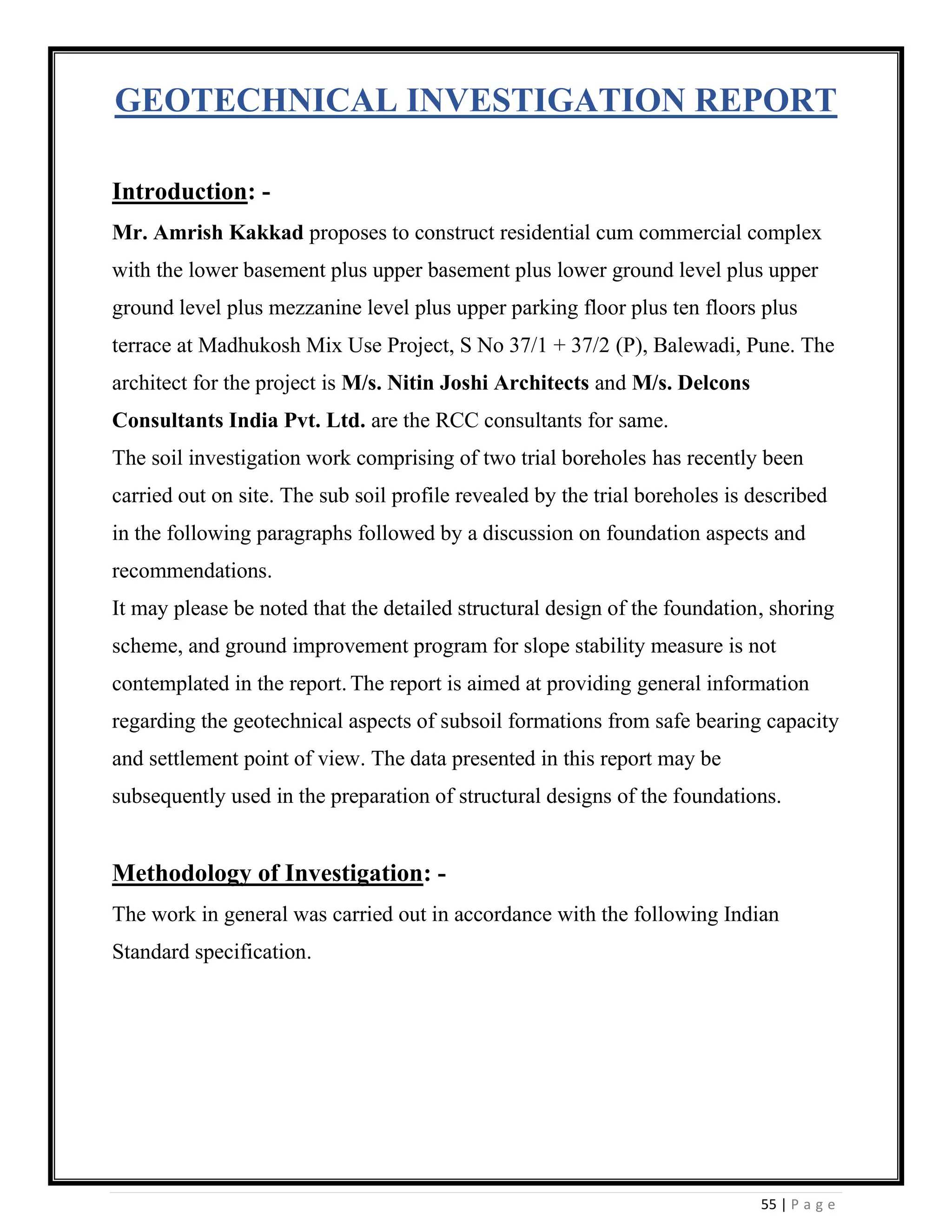 Summer Internship Report of Civil Engineering in Construction Site | PDF