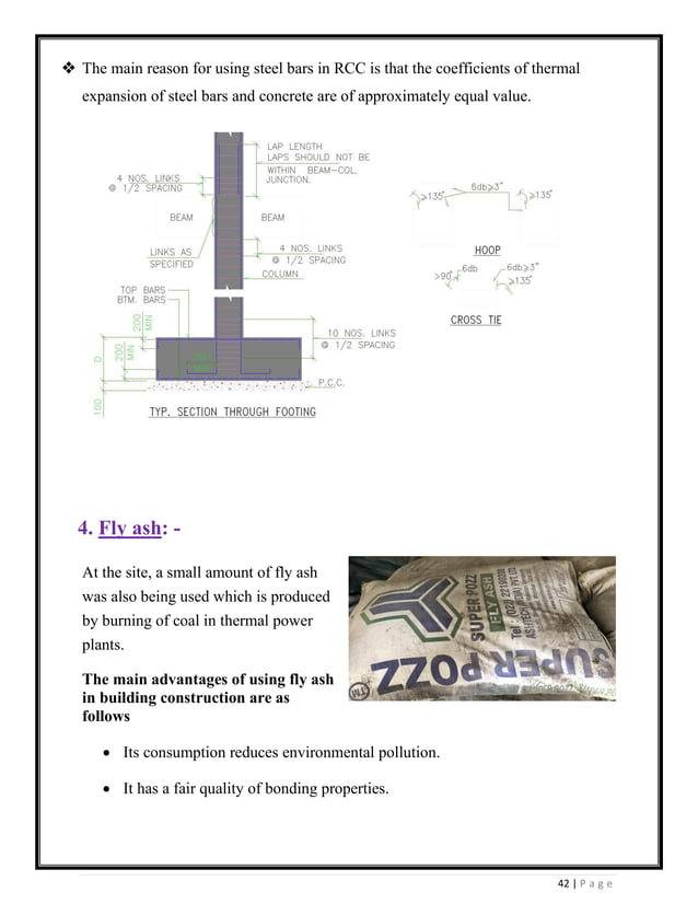 Summer Internship Report of Civil Engineering in Construction Site | PDF