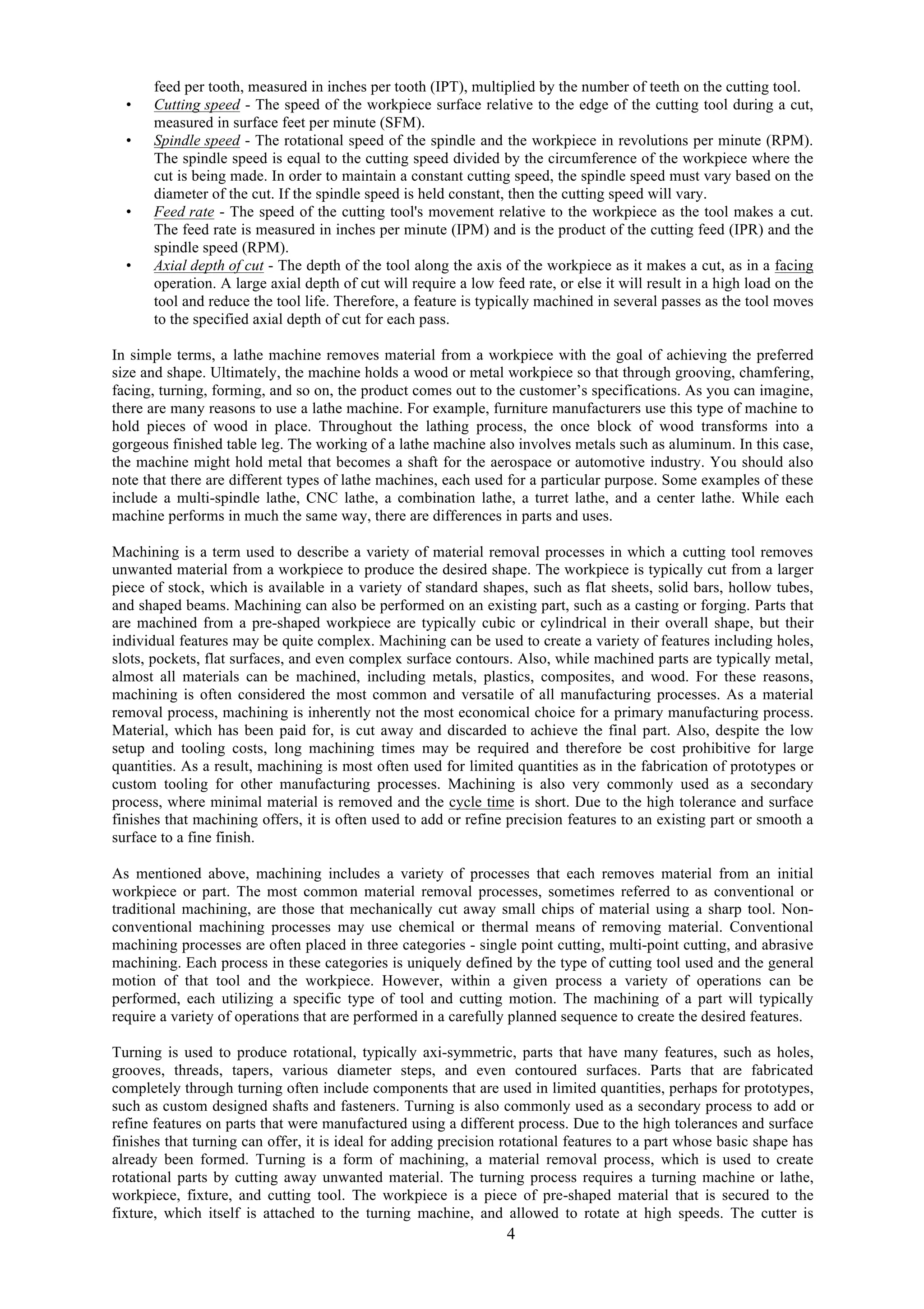 Optimizing Material Removal Rate And Surface Roughness Using Taguchi Technique Pdf