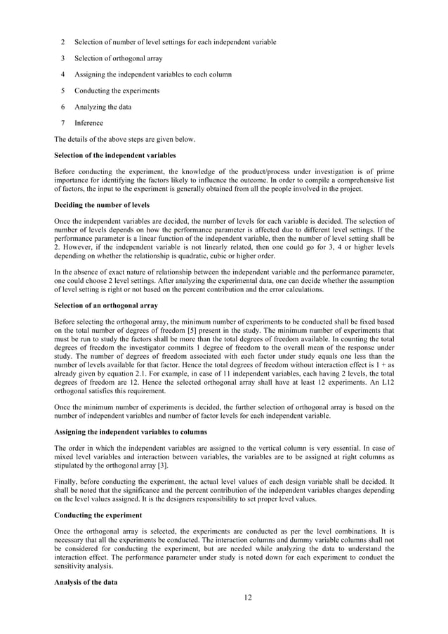 Optimizing Material Removal Rate And Surface Roughness Using Taguchi Technique Pdf