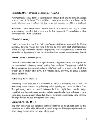Heart development and malformations | DOCX