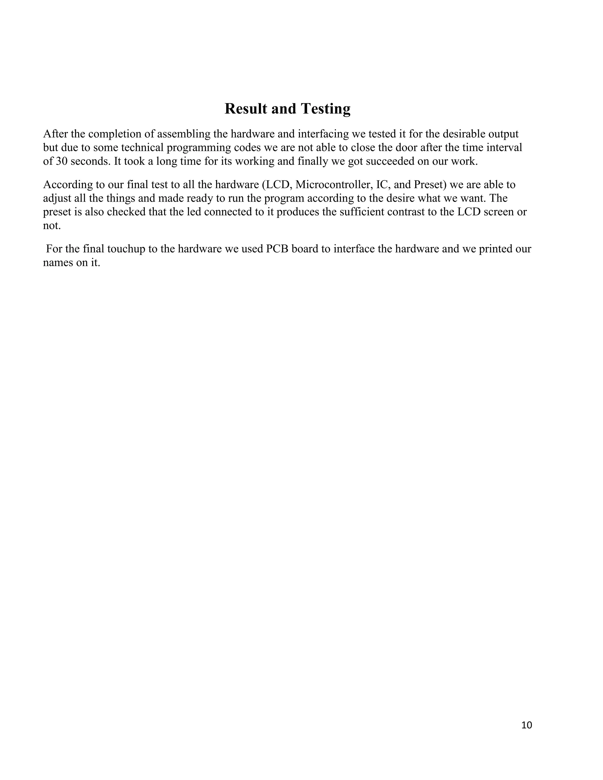 Password Based Access Control System Using Microcontroller Pdf