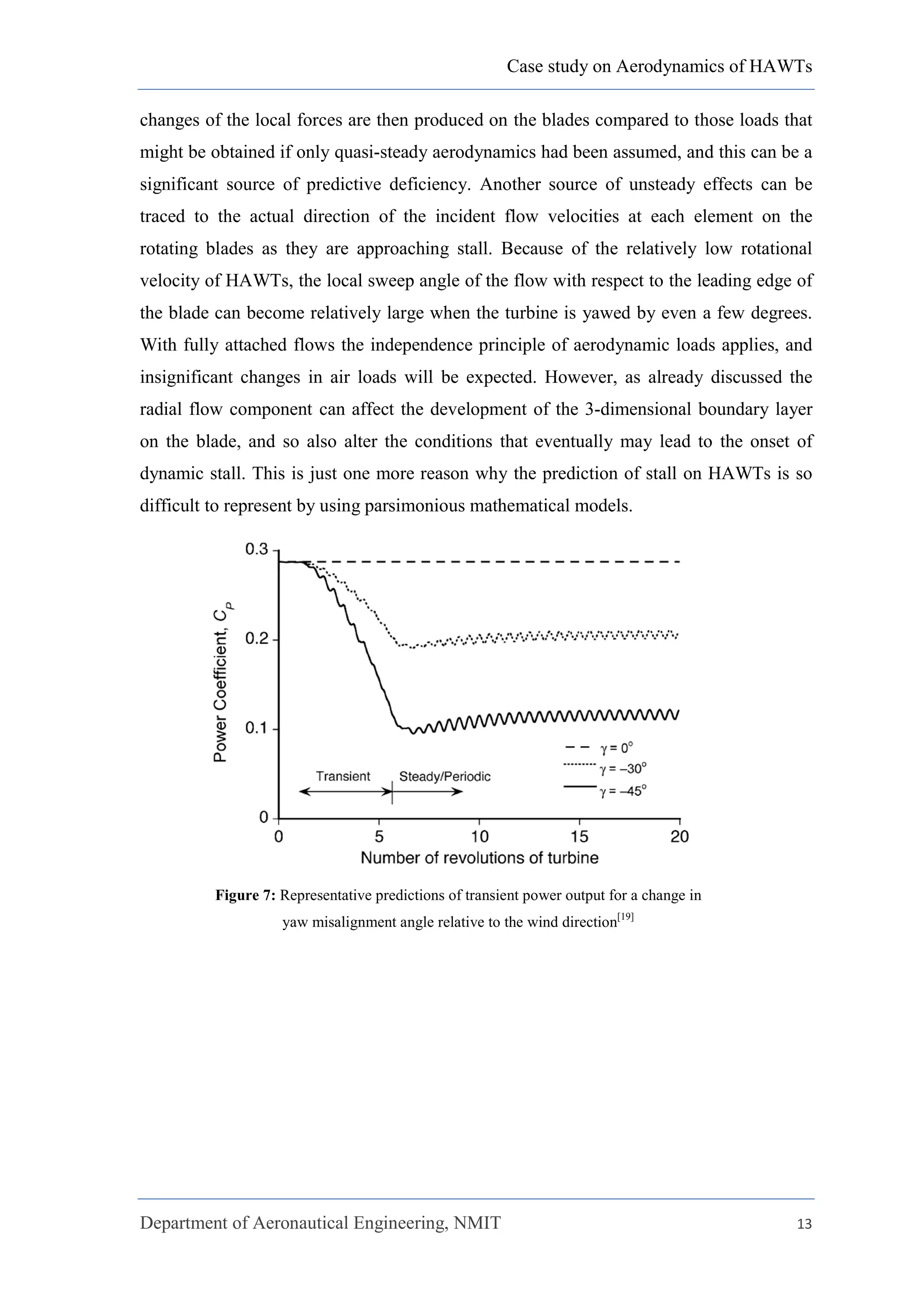 Aerodynamics of Horizontal Axis Wind Turbine | PDF