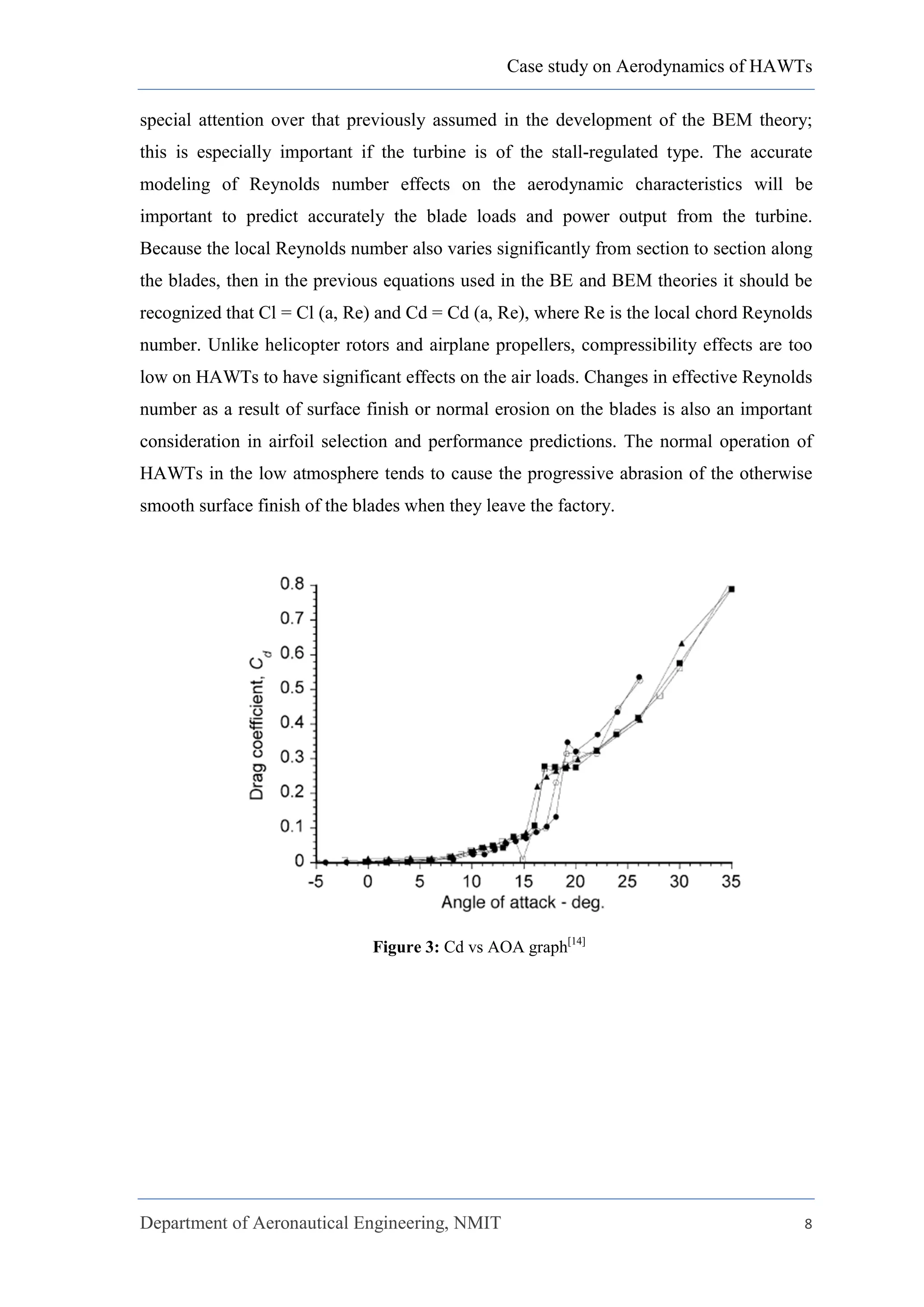 Aerodynamics of Horizontal Axis Wind Turbine | PDF
