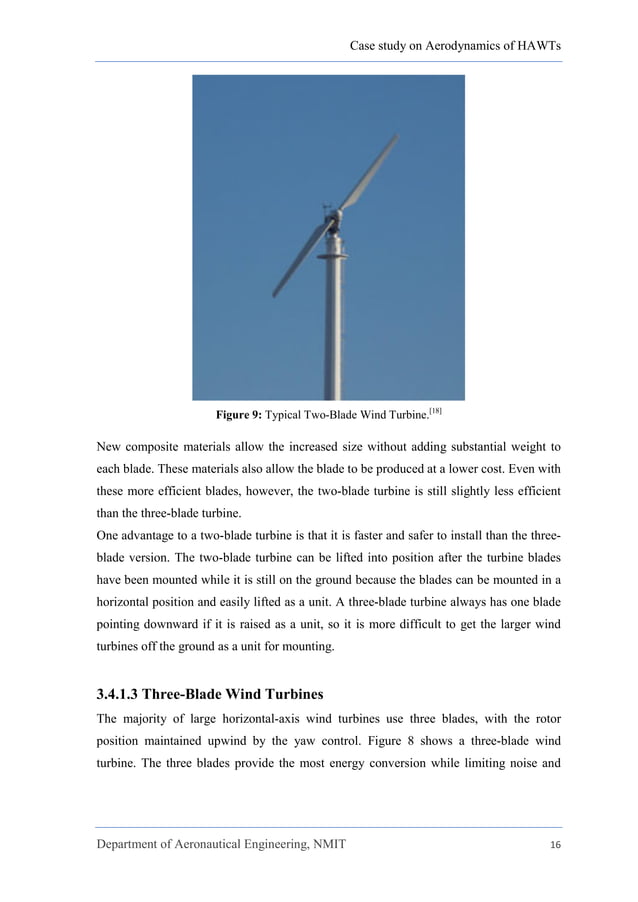 Aerodynamics of Horizontal Axis Wind Turbine | PDF | Power and Energy Industry | Industries