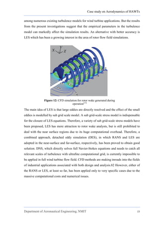 Aerodynamics of Horizontal Axis Wind Turbine | PDF