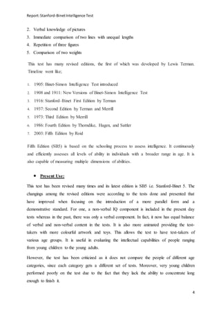 “Stanford-Binet Intelligence Test” | DOCX