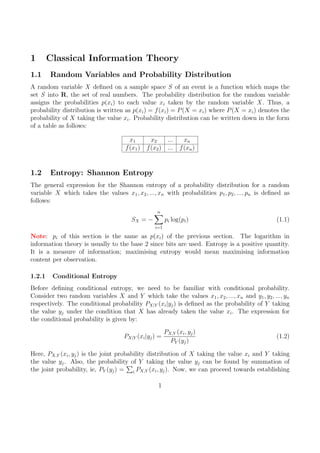 A Mini Introduction to Information Theory | PDF