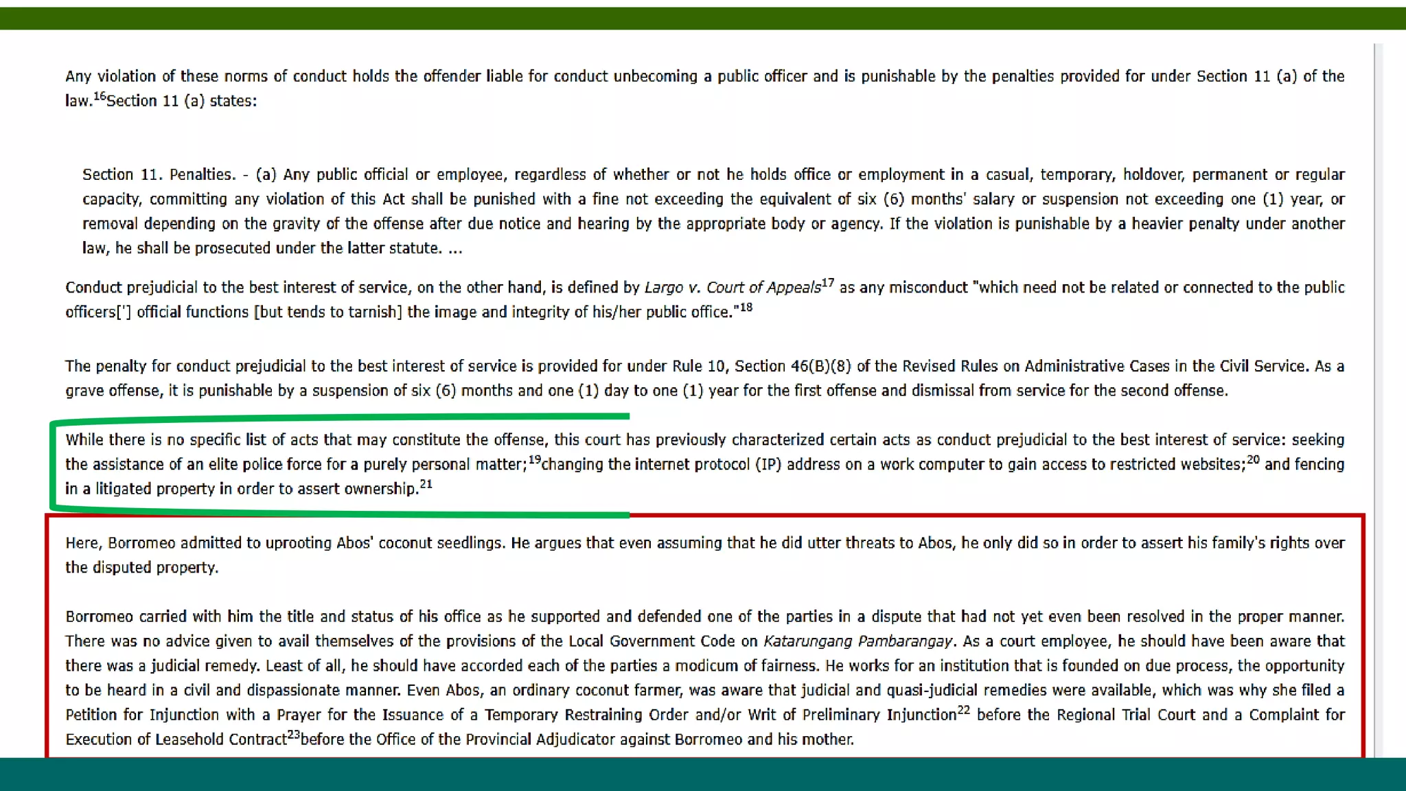 Justness & Sincerity ( RA6713) | PDF