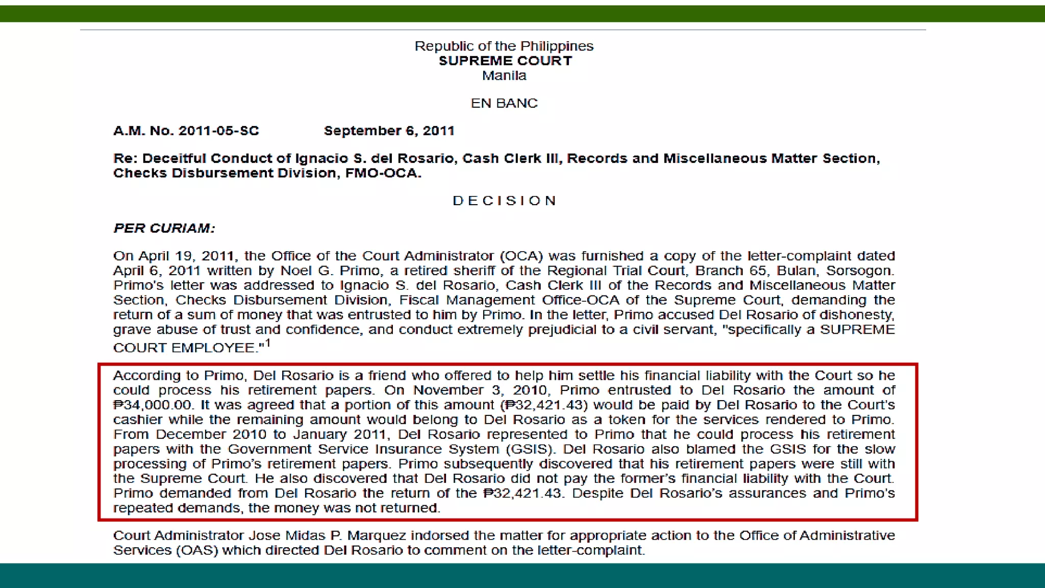 Justness & Sincerity ( RA6713) | PDF