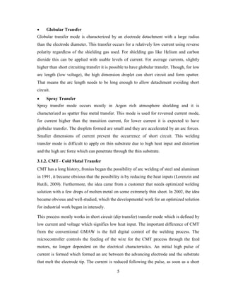 Report cold metal transfer | PDF