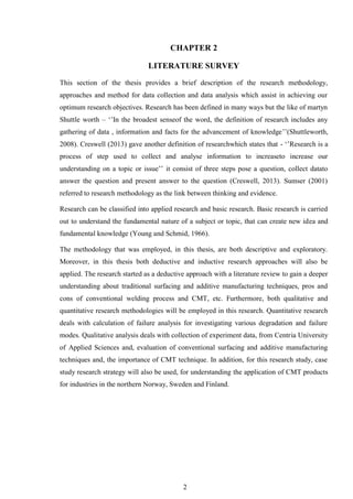 Report cold metal transfer | PDF