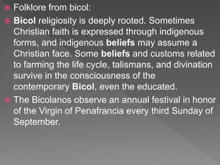 Bicol Literature | PPTX