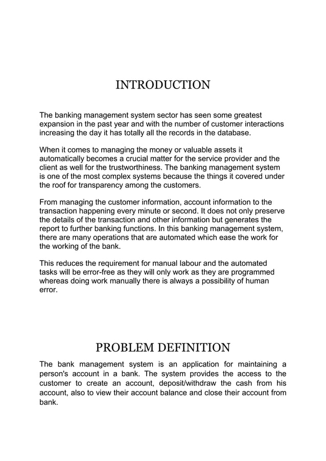 Banking Management System Report .docx