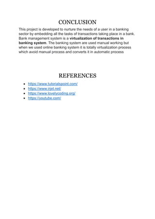 Banking Management System Report .docx