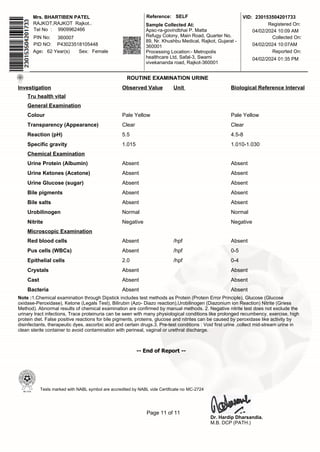 Metropolis Laboraotry Metropolis Laboratory Rajkot 7573086693 | PDF