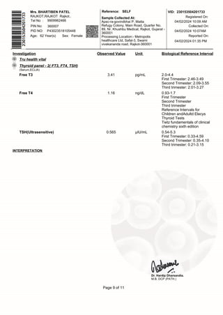 Metropolis Laboraotry Metropolis Laboratory Rajkot 7573086693 | PDF