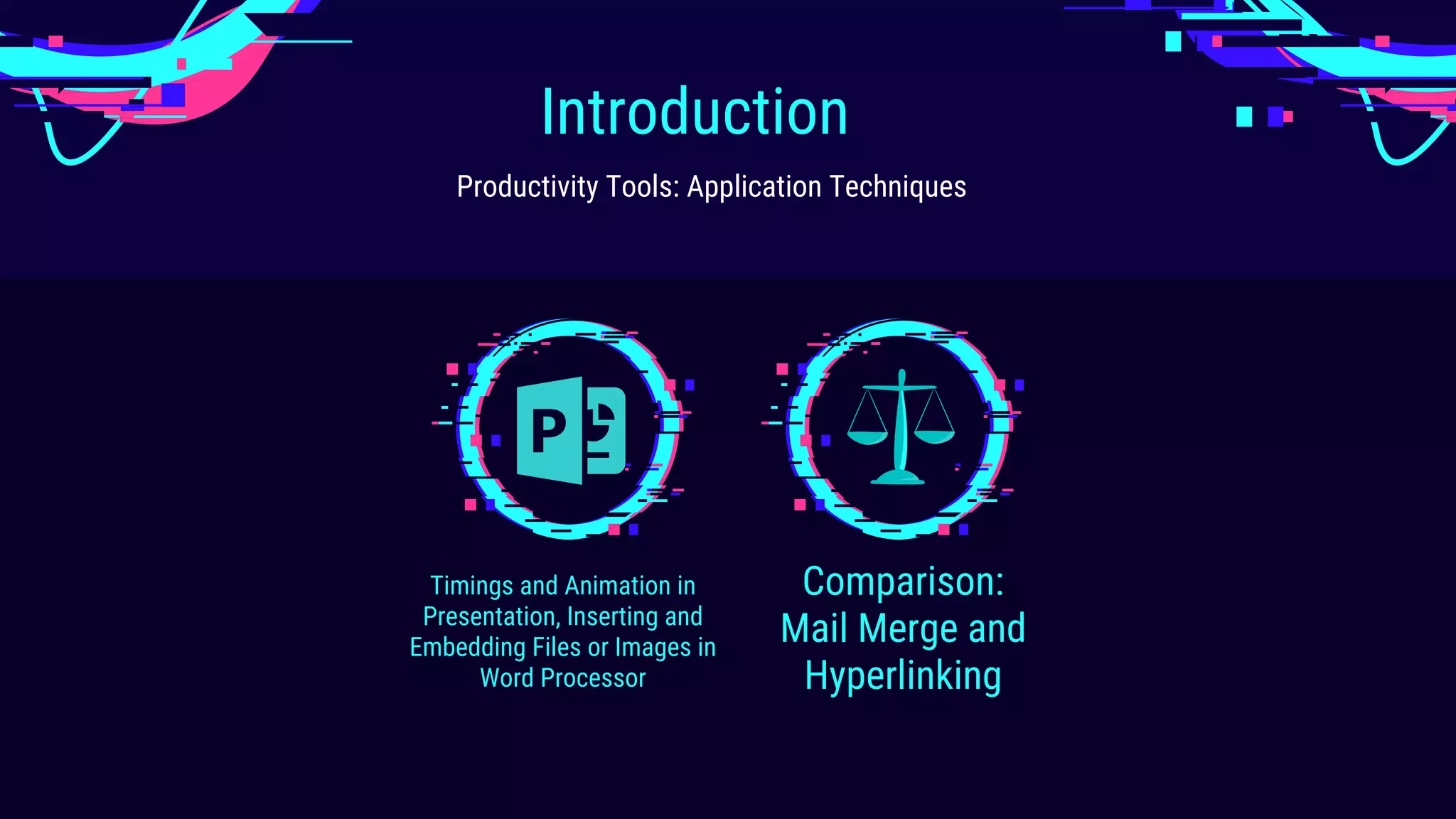 Productivity Tools: Application Techniques | PDF