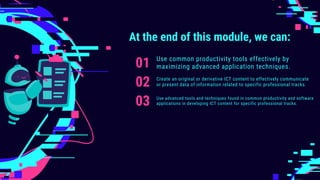 Productivity Tools: Application Techniques | PDF