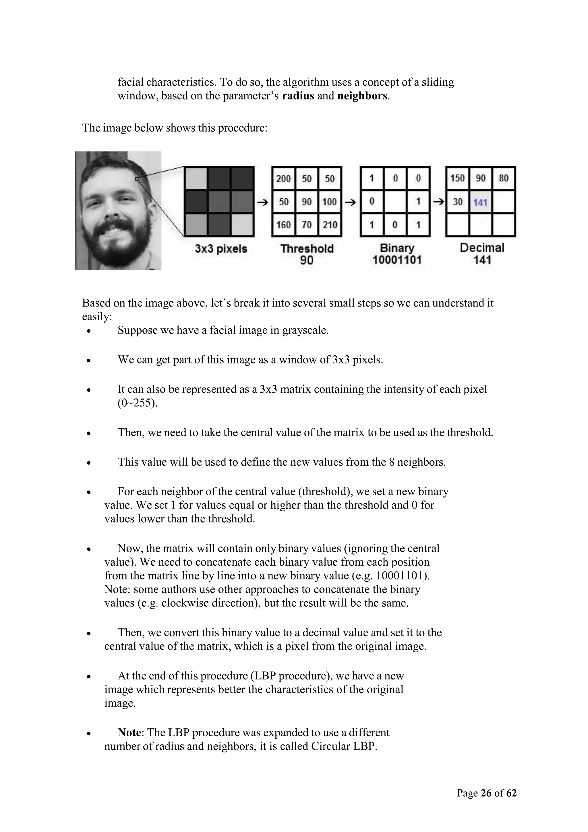project report face recognition attendance system | DOCX