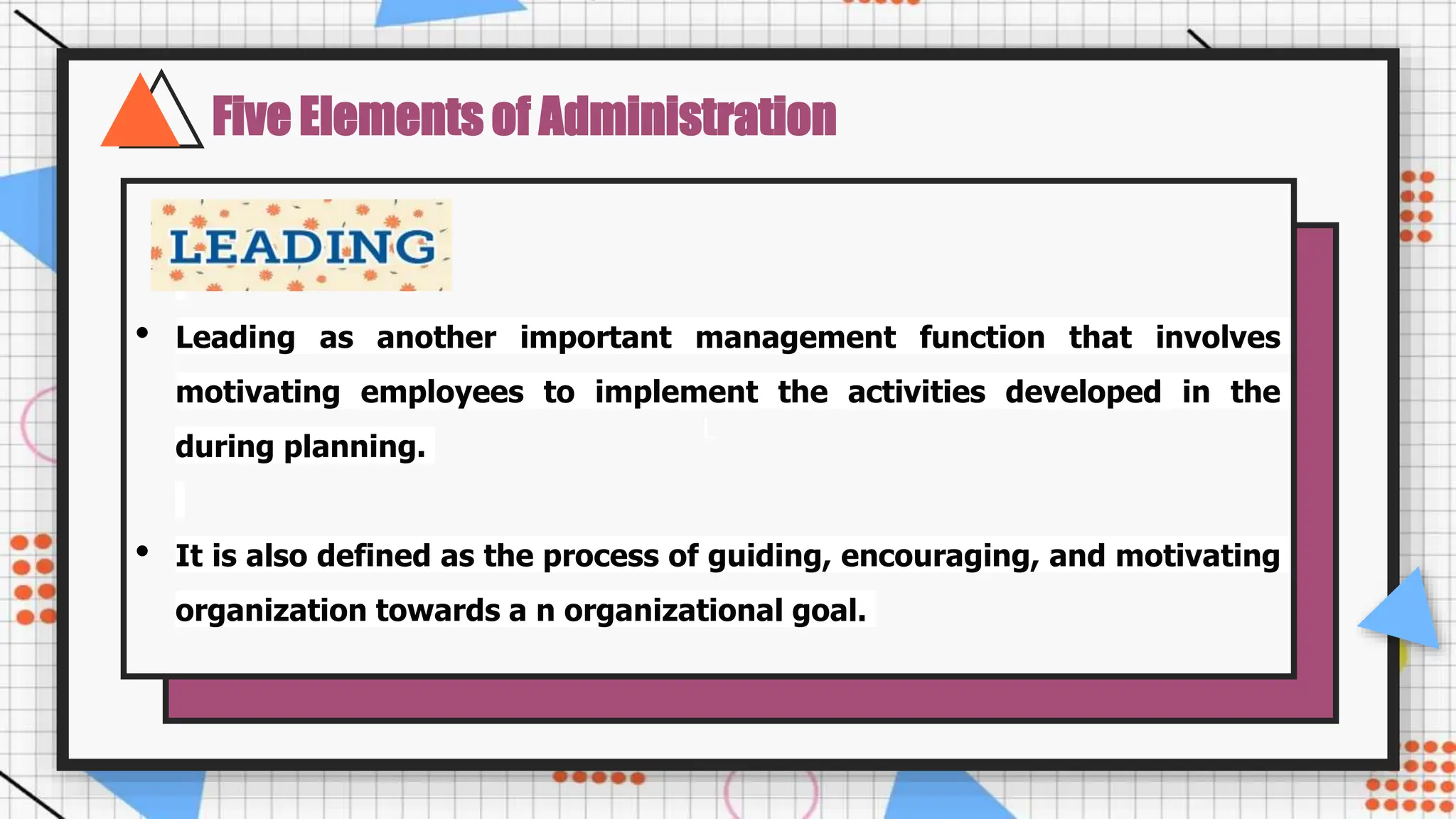 Roles, Responsibilities and Administrative Functions | PPTX