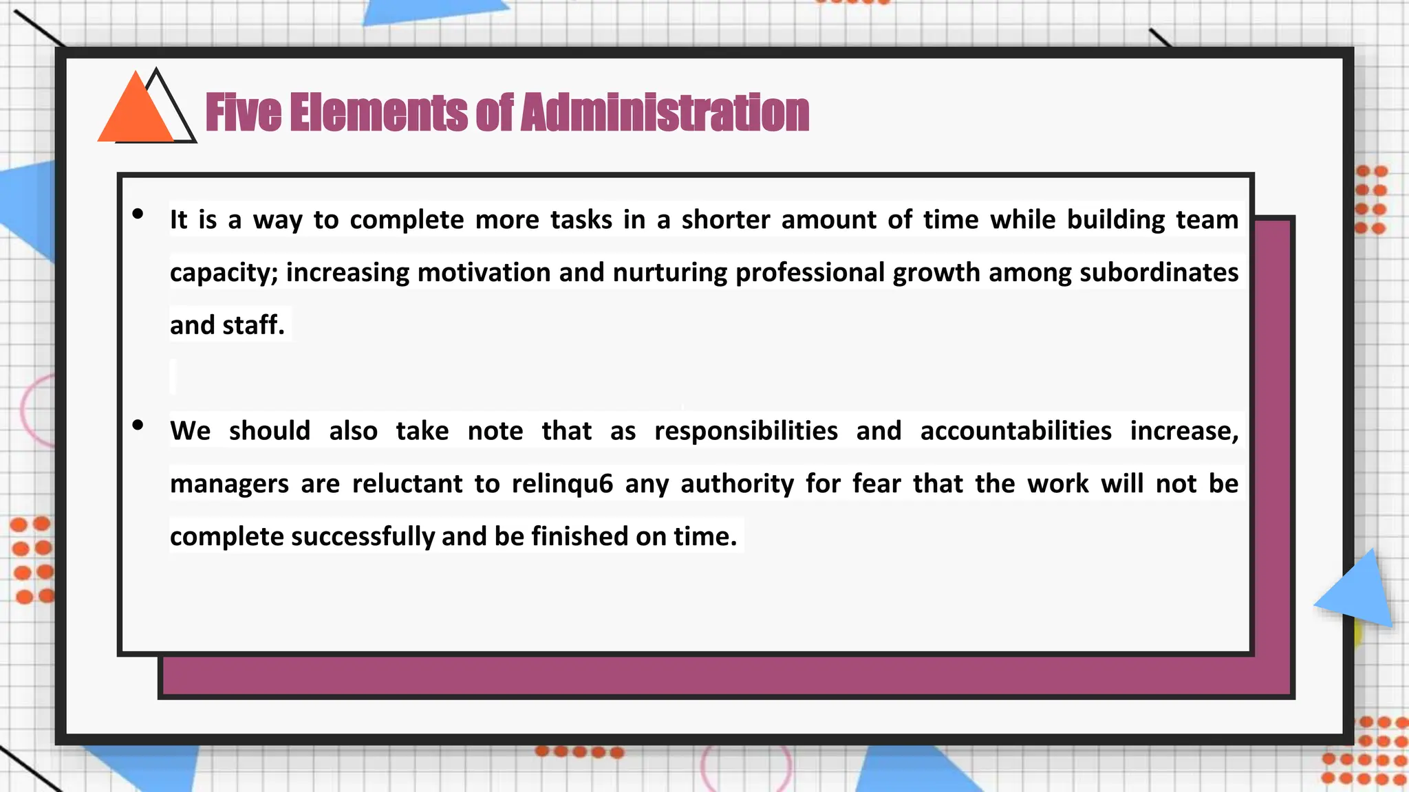 Roles, Responsibilities and Administrative Functions | PPTX