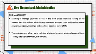 Roles, Responsibilities and Administrative Functions | PPTX