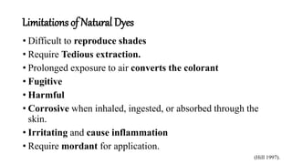 A Brief Report on Green Natural Dyes Based on Color Index | PPTX | Hair ...
