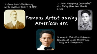 American Era Contemporary art Philippines arts from the region | PPTX