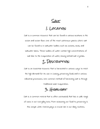 Ocean Metallic and Non-metallic Resources | PDF