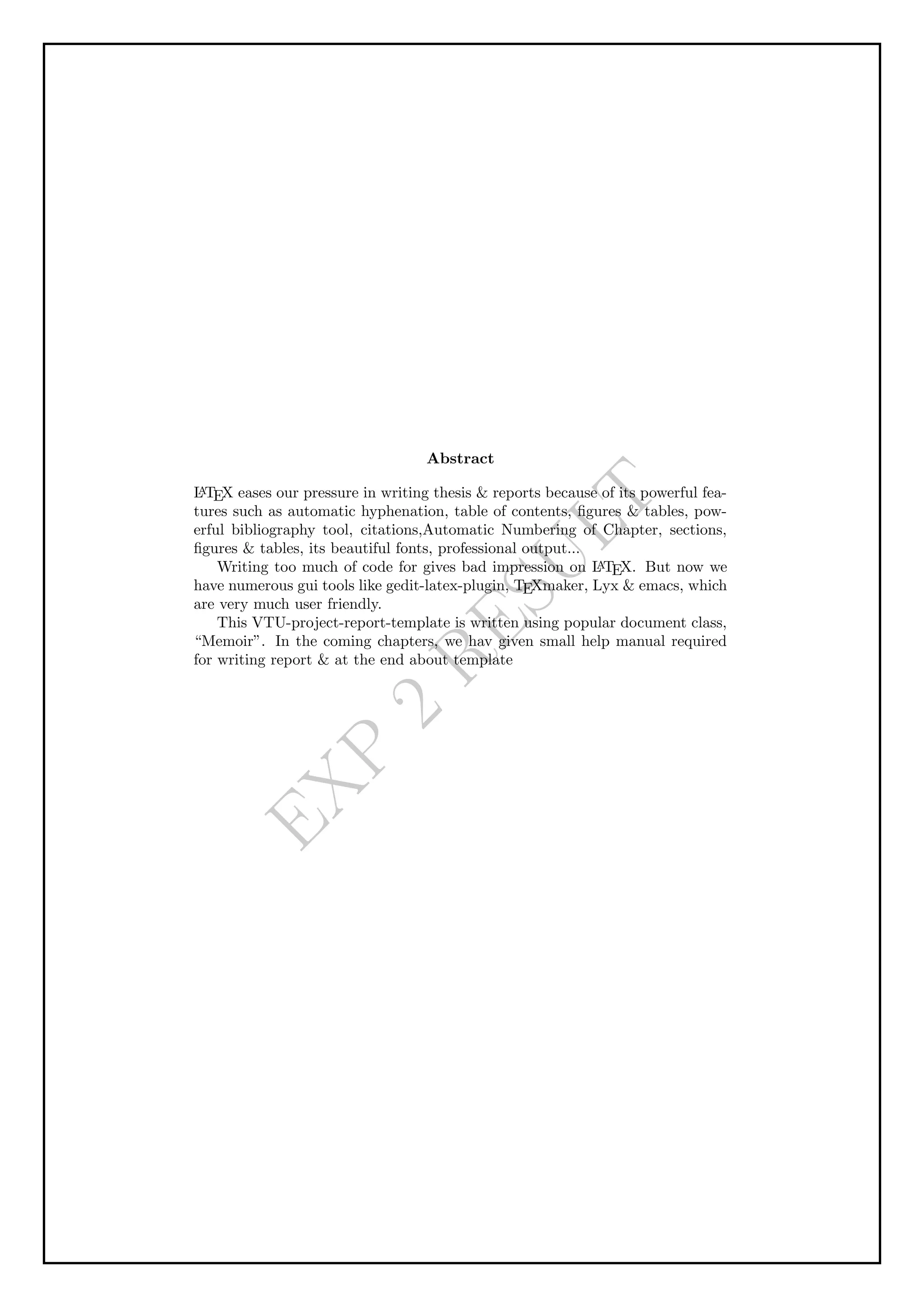 Technical Writing Using Latex Manual For 4th Cse Vtu | Pdf