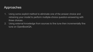 LLM finetuning for multiple choice google bert | PPT