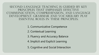 Principles behind second language teaching | PPTX