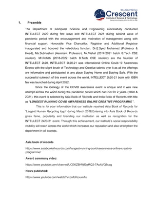 ASIA BOOK OF RECORD AWARD CEREMONY REPORT | PDF