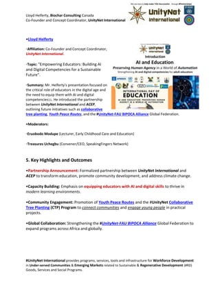 Report: ACEP International Day of Education & Women & Girls 2025-02-12 | PDF