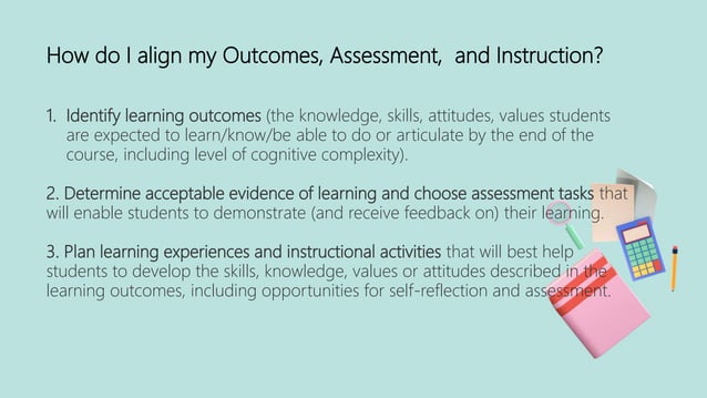 REPORT-Aligning Learning Outcomes, Learning Activities and Assessment ...