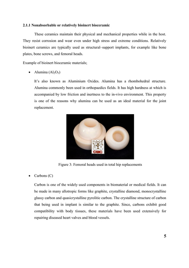 BIOCERAMICS | PDF | Bone and Joint Conditions | Diseases and Conditions