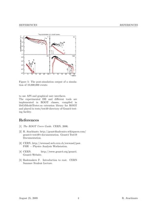 Report: Test49 Geant4 Monte-Carlo Models Testing Tools | PDF