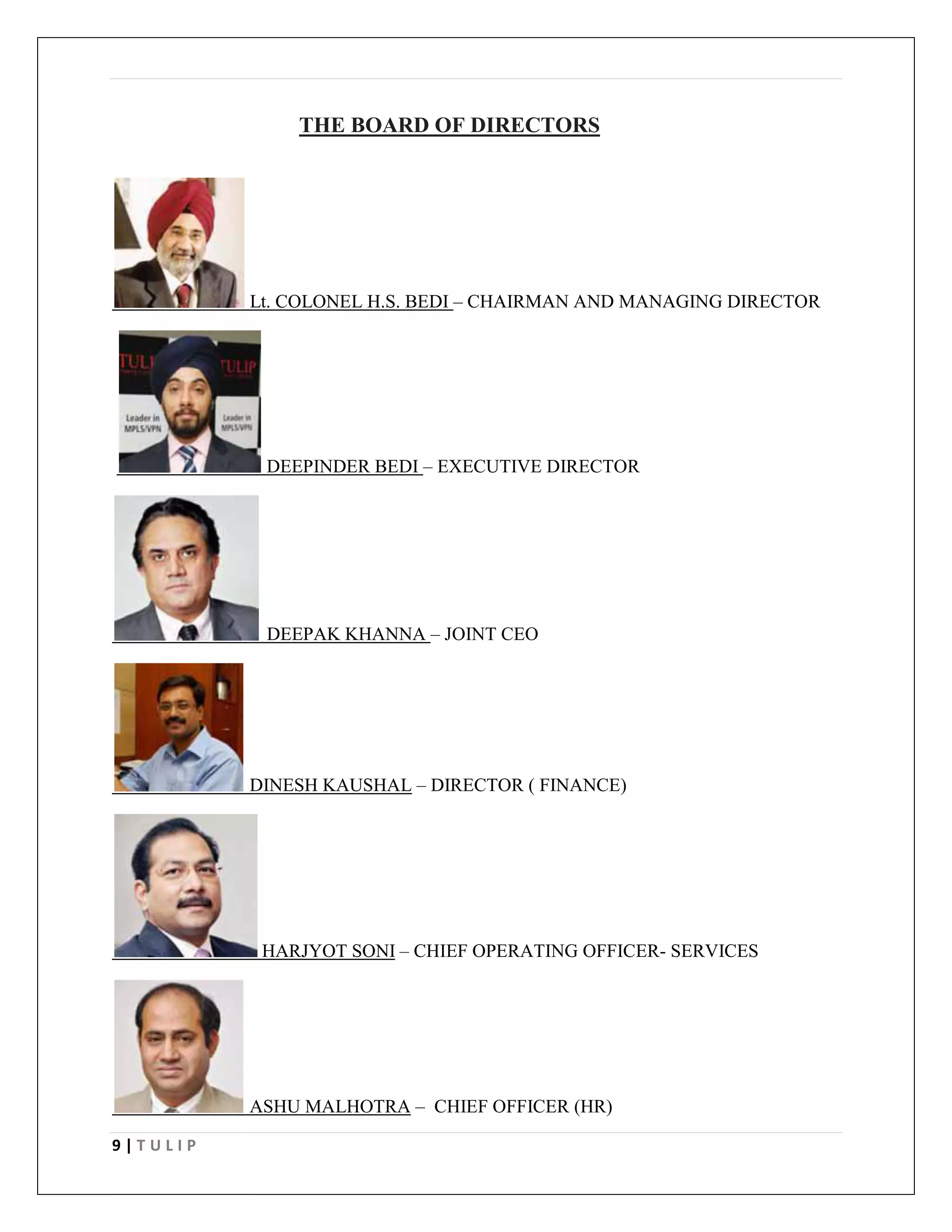 Corporate Relationship management of Tulip Telecom in Eastern Region | PDF