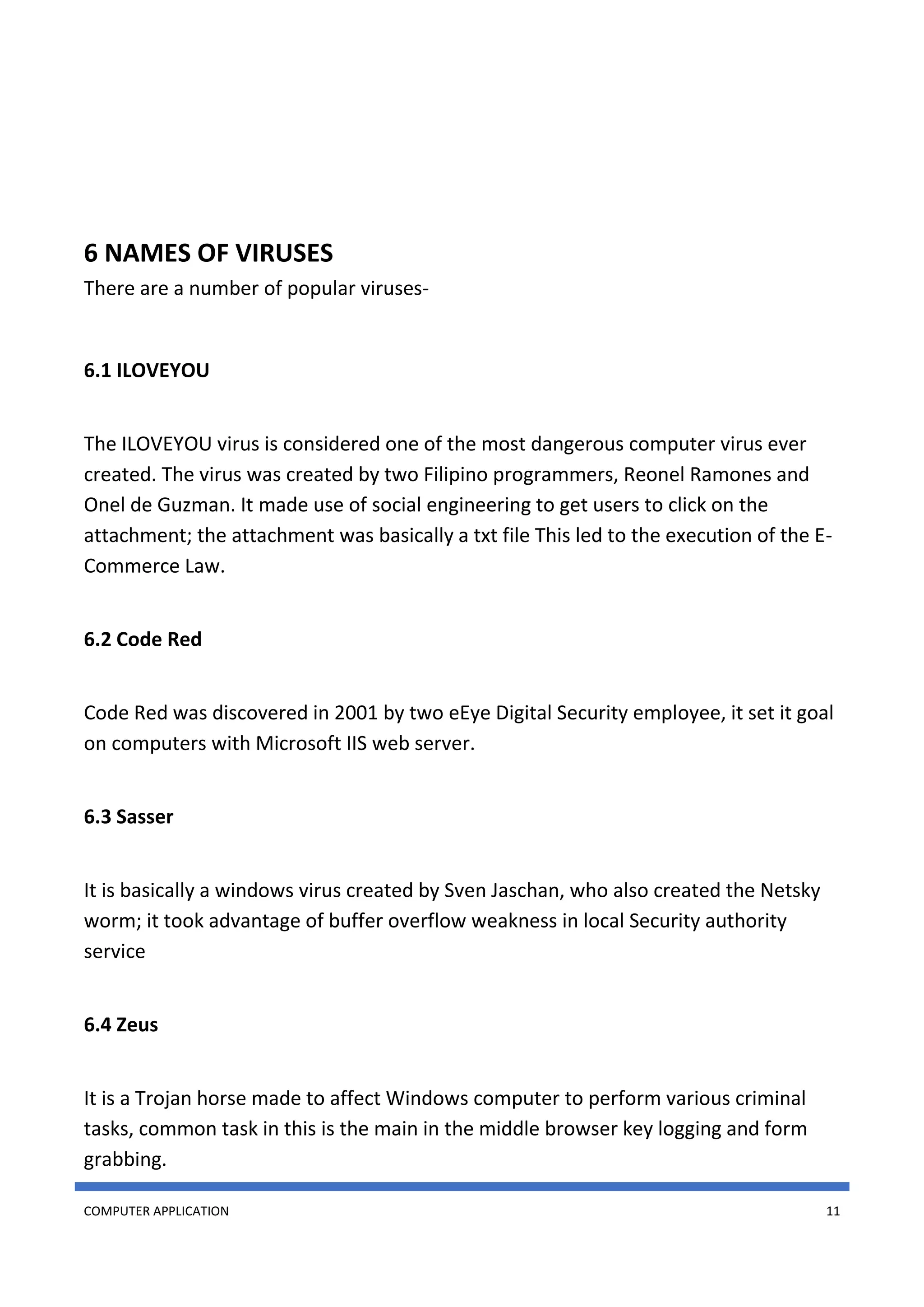 computer virus Report | PDF