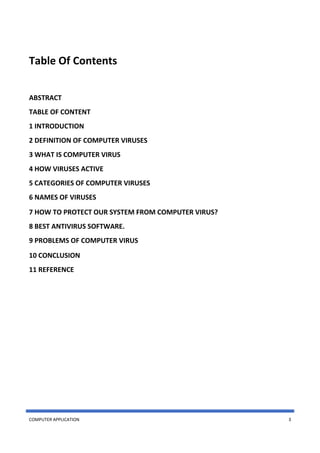 computer virus Report | PDF