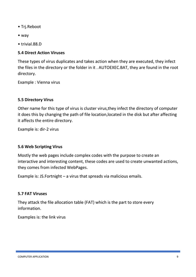 computer virus Report | PDF | Antivirus Software | Computer Software ...