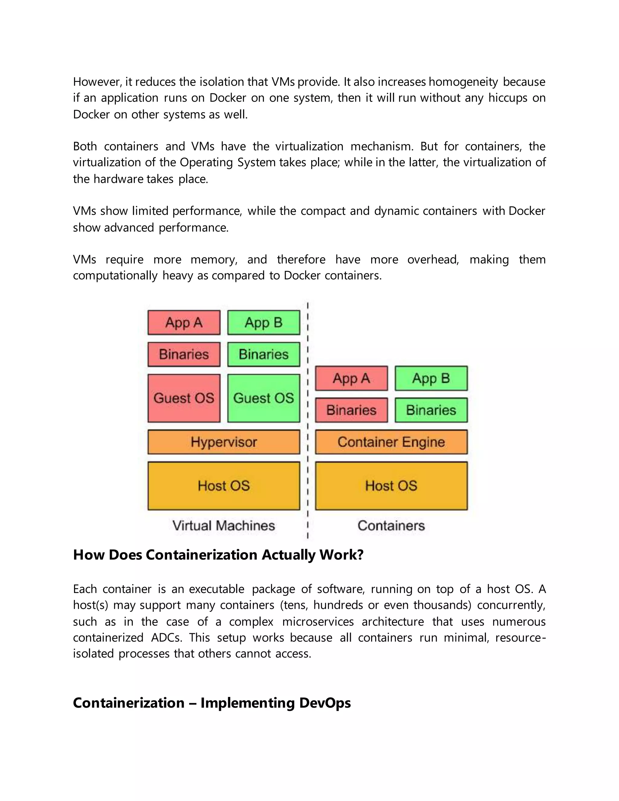 Containerization Report | DOCX