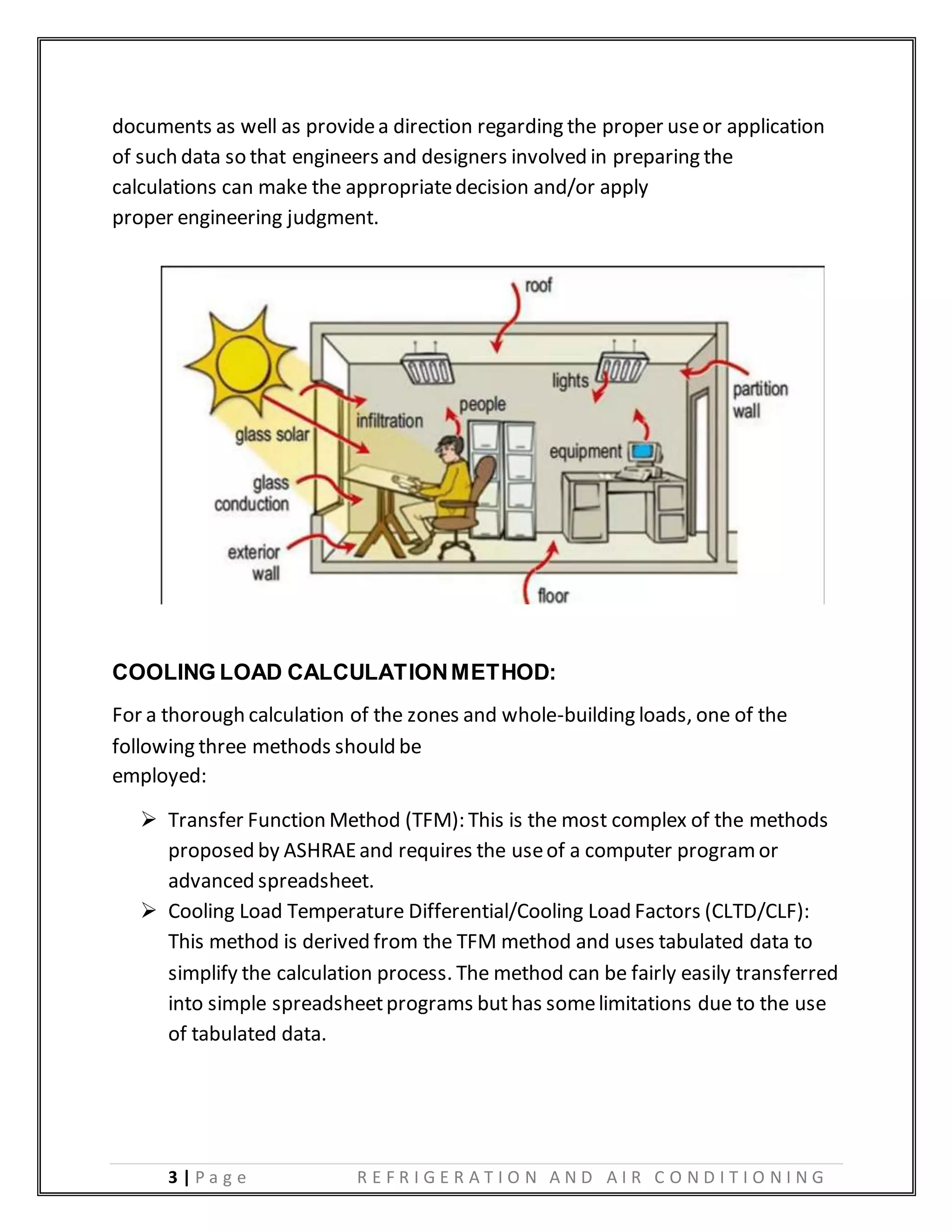 Report- Cooling Load Calculation | DOCX | Weather | Science