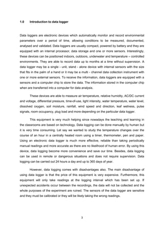 Report data-logger full | PDF