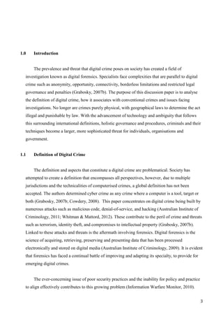 Digital Crime & Forensics - Report | PDF