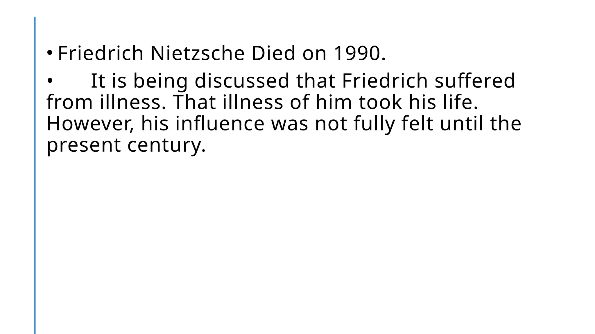 NIETZSCHE THE EXISTENTIALIST REPORT PPT. | PPT