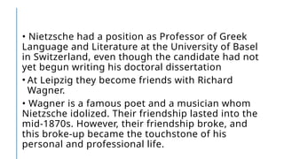 NIETZSCHE THE EXISTENTIALIST REPORT PPT. | PPT