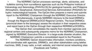Disaster risk reduction management Module 4: Preparedness, Prevention ...